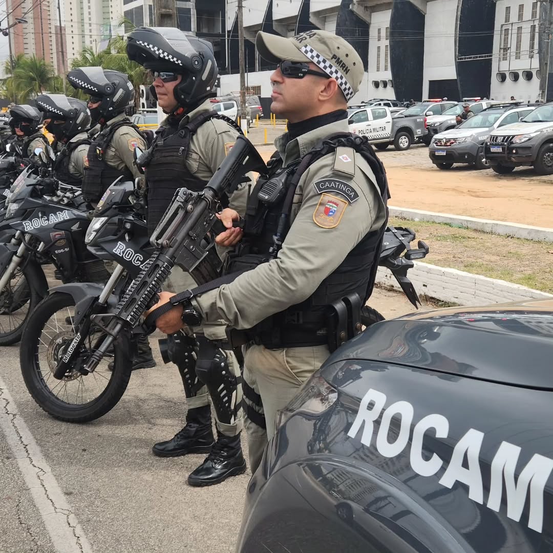 PMRN realiza treinamento simulado no estádio Frasqueirão para partida ABC x América - Nova ...